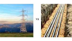 What is the difference between overhead lines and underground cables ...